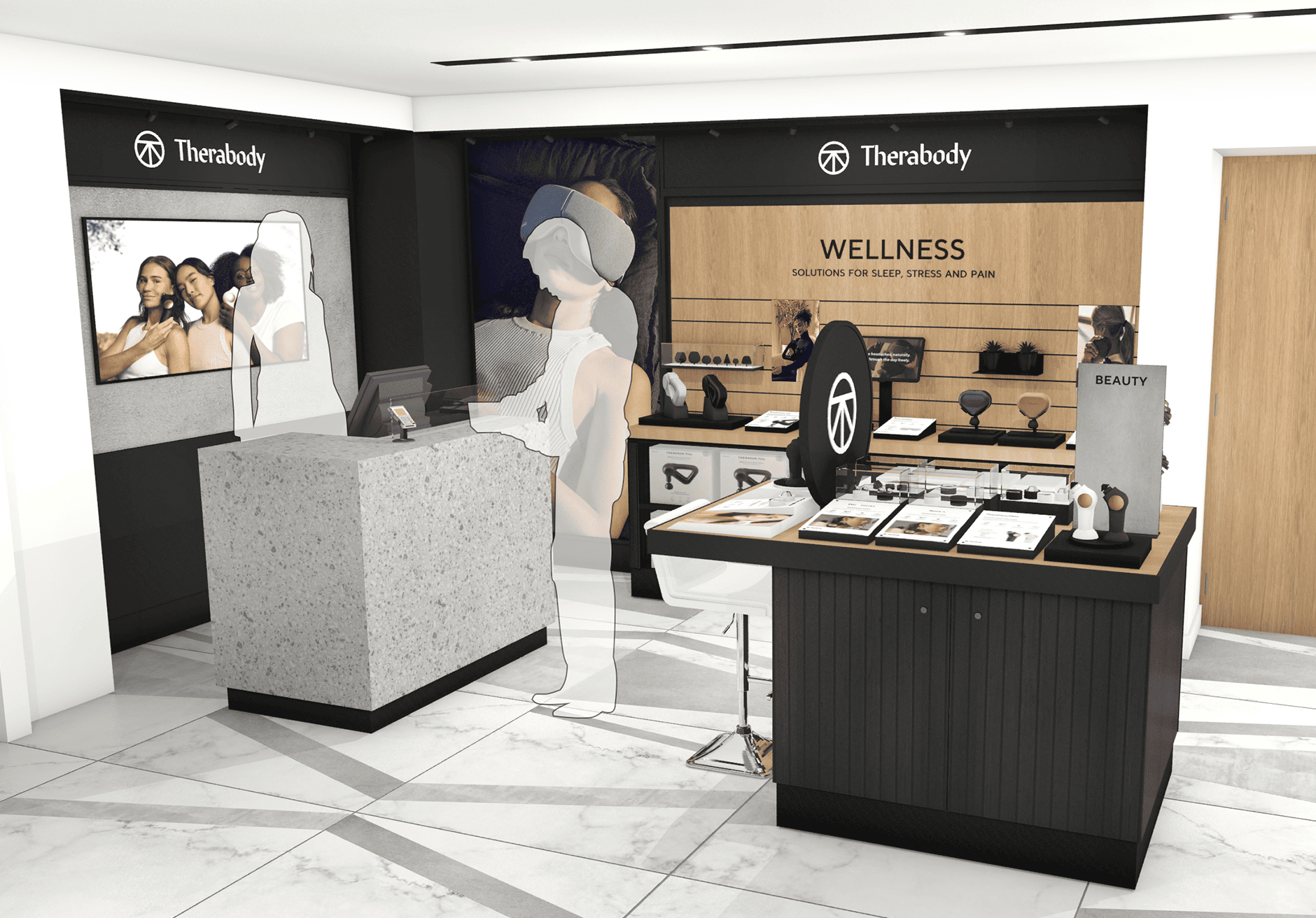 Therabody Harrods - Design4Retail‎
